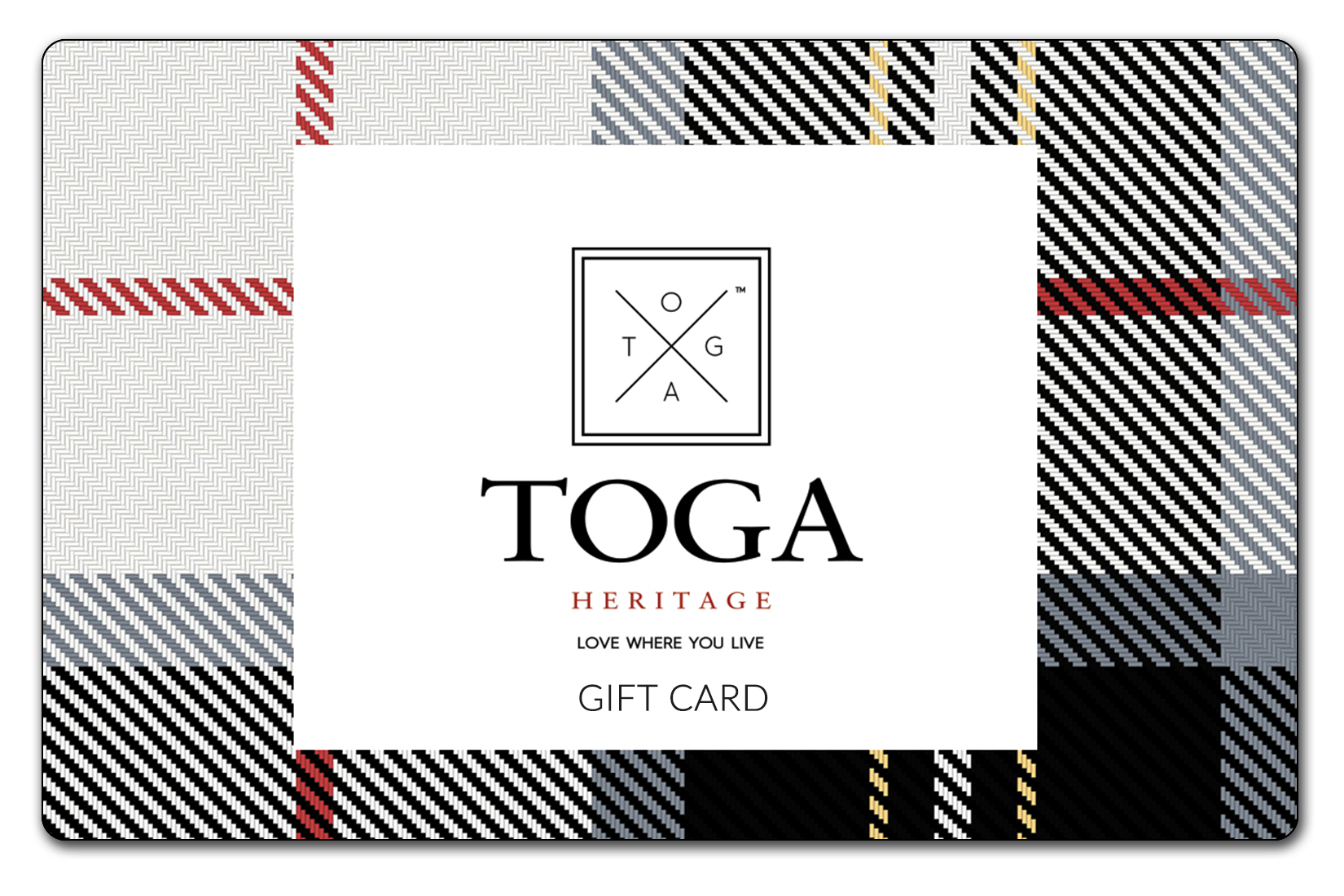 Gift card - TOGA HERITAGE